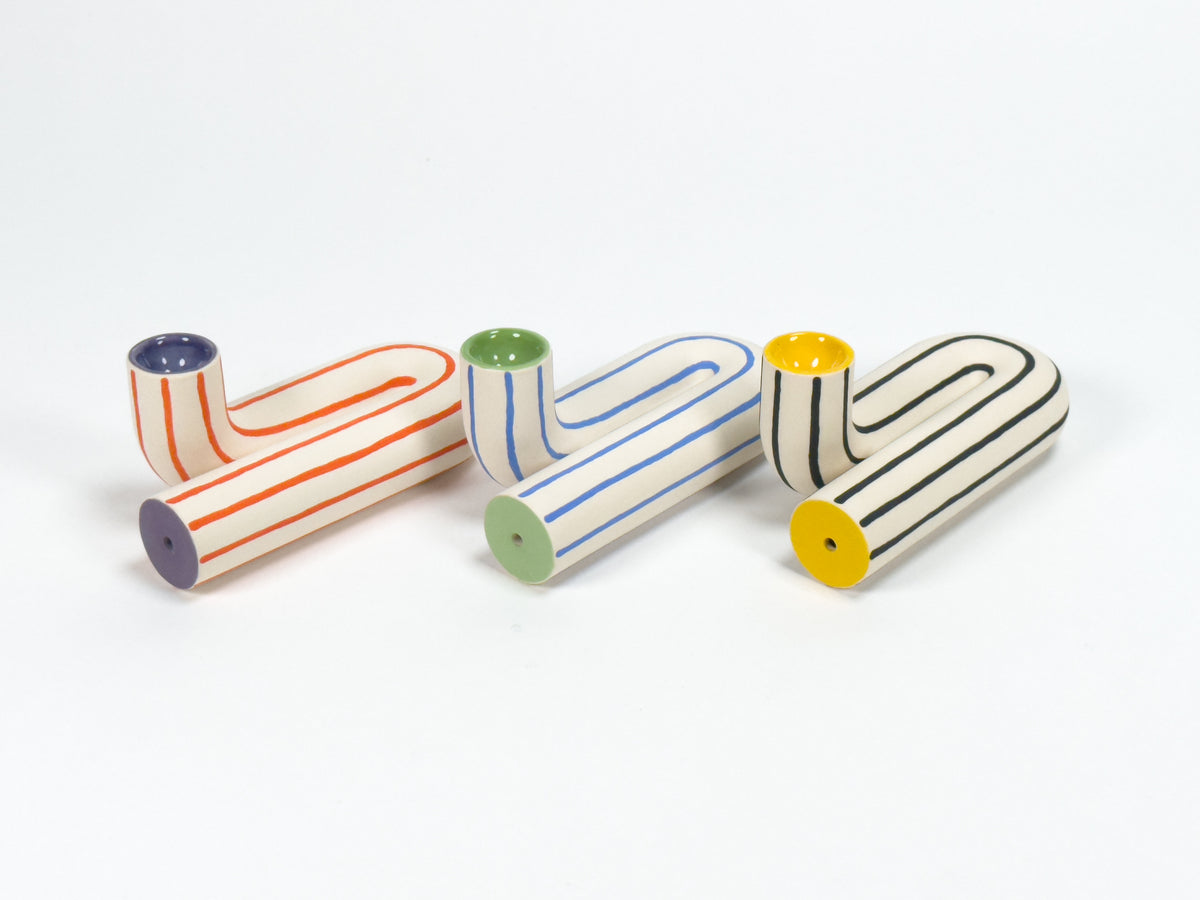 Orange Striped Pipe – Fredericks and Mae