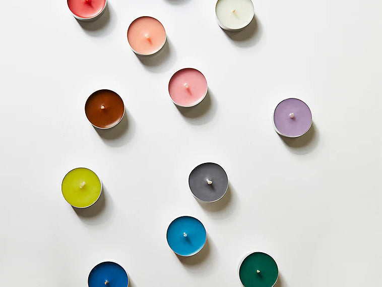 Rainbow Scented Tea Lights – Fredericks and Mae