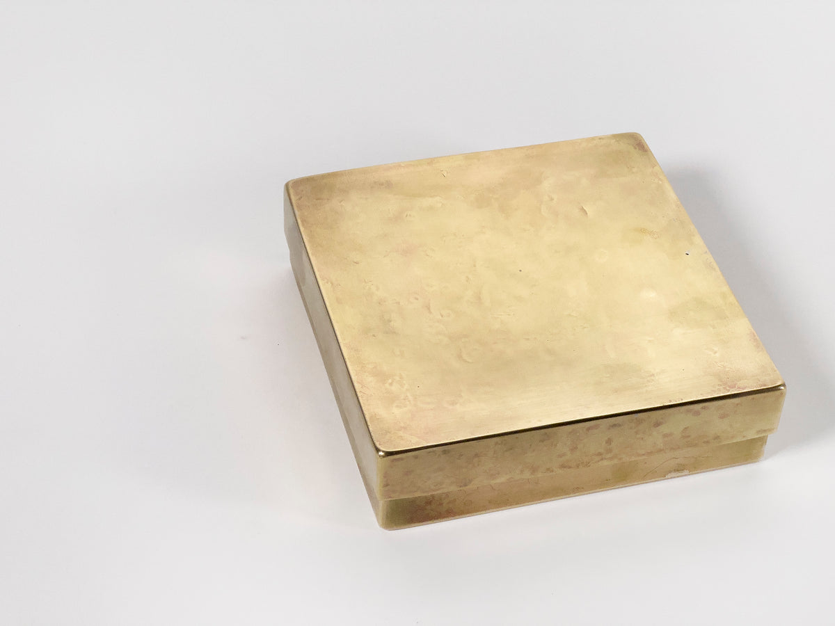 Large Square Brass Box – Fredericks and Mae