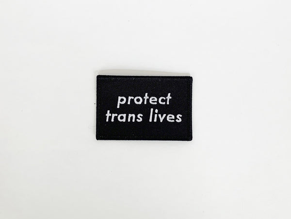 Protect Trans Lives Patch – Fredericks and Mae